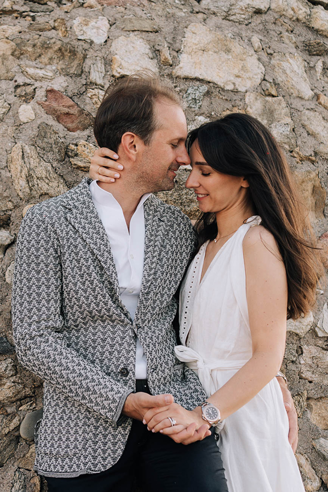 La demande a été faite sur une terrasse de l’hôtel le Meurice à Paris…
